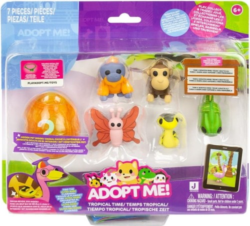 Adopt Me Figurki Zestaw 6-pak Monkey Chameleon Butterfly | GeekUp.pl
