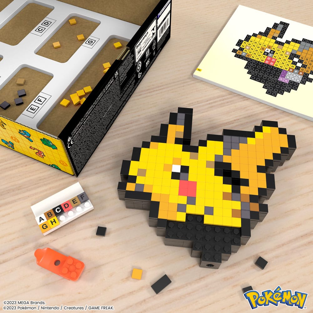 Pokemon MEGA Klocki Zestaw Pikachu Pixel Art | GeekUp.pl