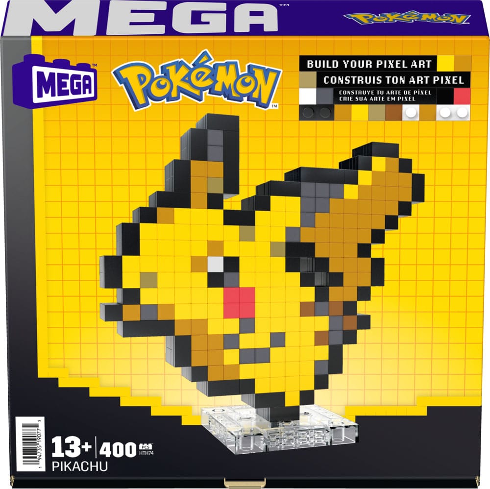 Pokemon MEGA Klocki Zestaw Pikachu Pixel Art | GeekUp.pl