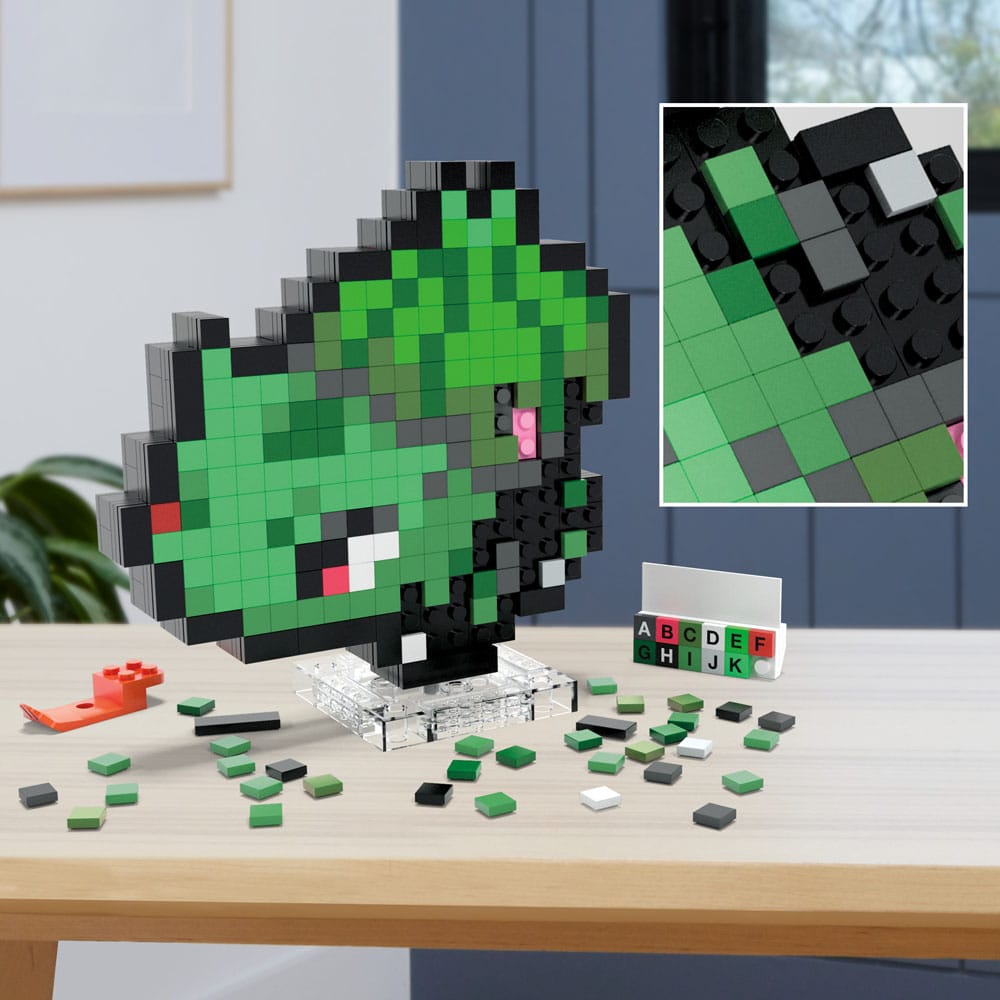 Pokemon MEGA Klocki Zestaw Bulbasaur Pixel Art