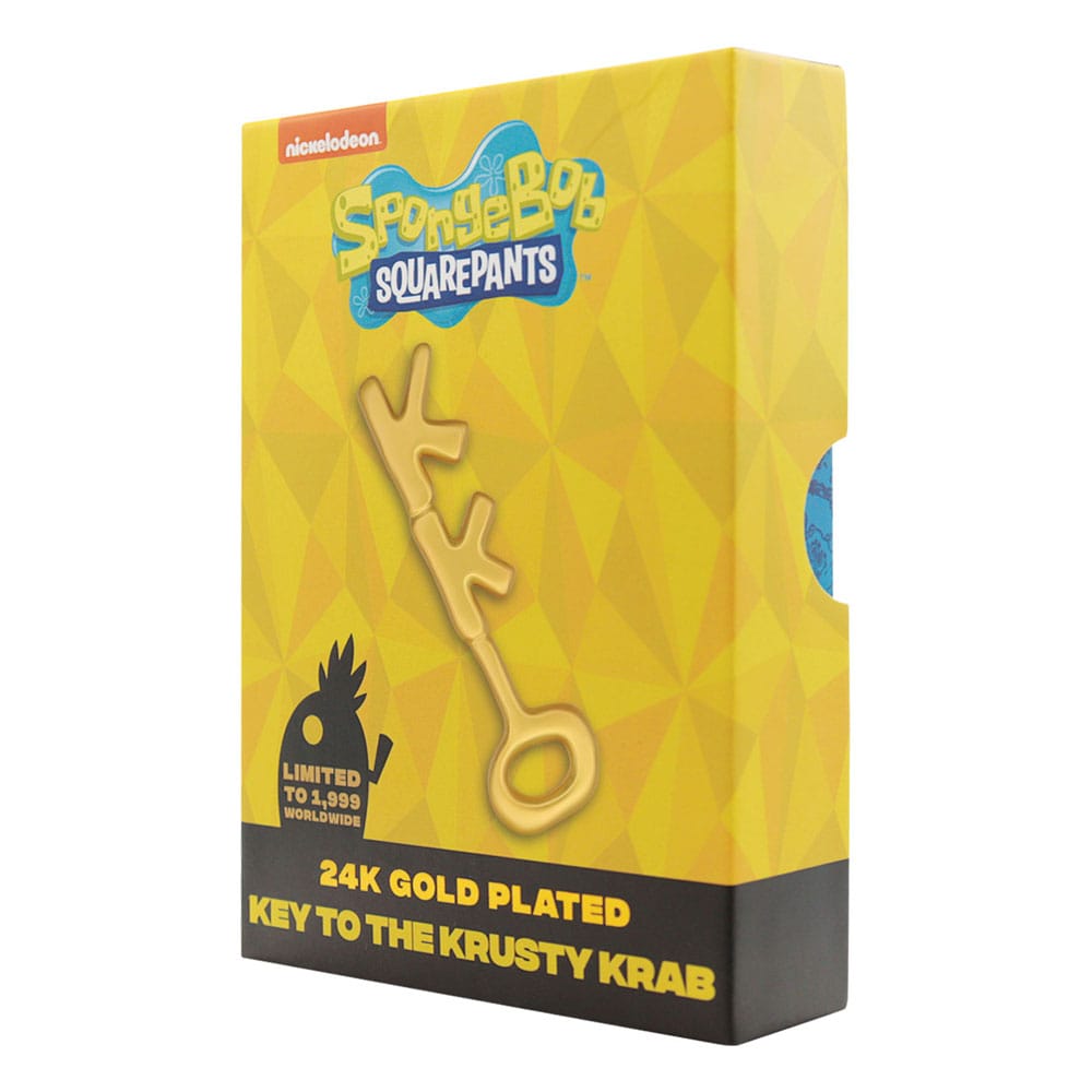 SpongeBob SquarePants Replika Crusty Crab Key 24k Gold Plated | GeekUp.pl