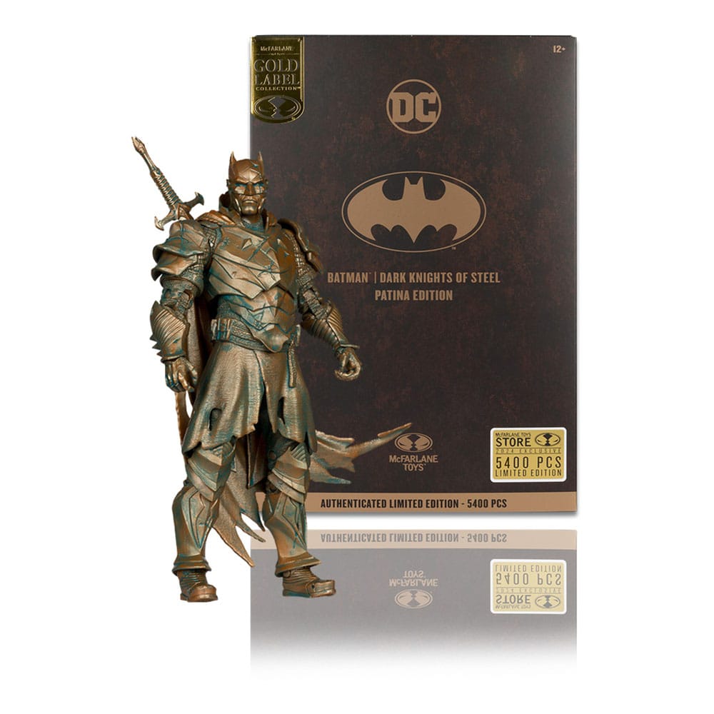 DC Multiverse Action Figure Batman (Dark Knights of Steel) (Gold Label ...