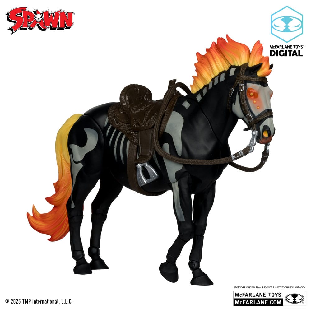 Spawn Figurka Bloodaxe with Horse (Spawn: The Dark Ages) (McFarlane ...